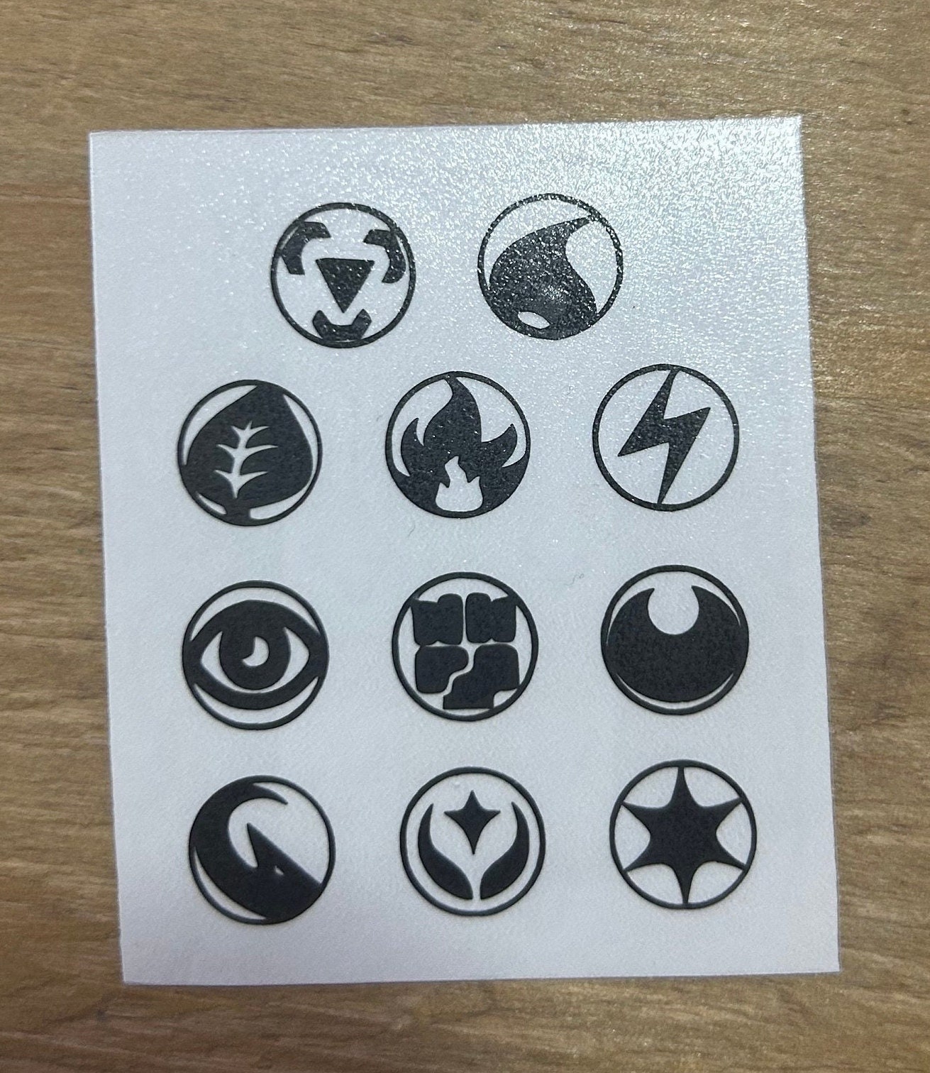 Vinyl Blank Button Decals Etsy