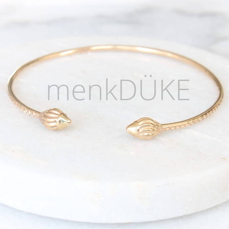 Karat Bangle Bracelets Etsy