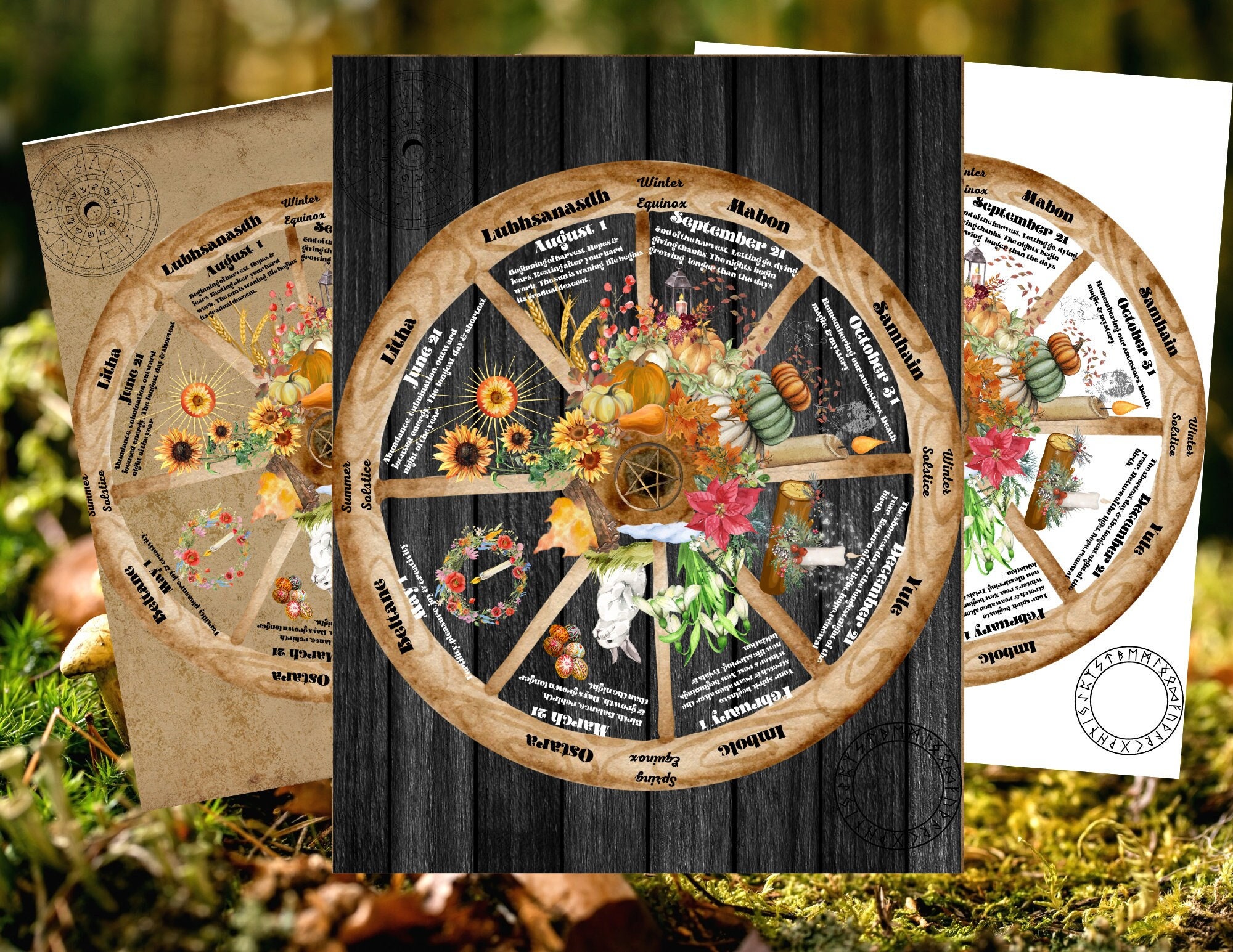 Wheel Of The Year Etsy