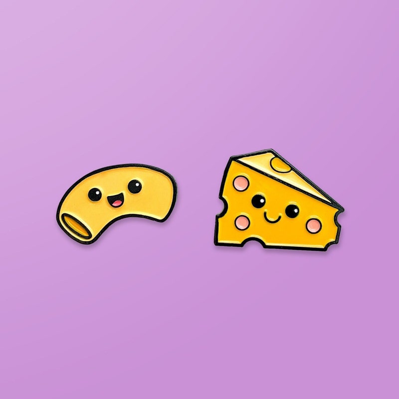 Cheese Enameled Pin Etsy