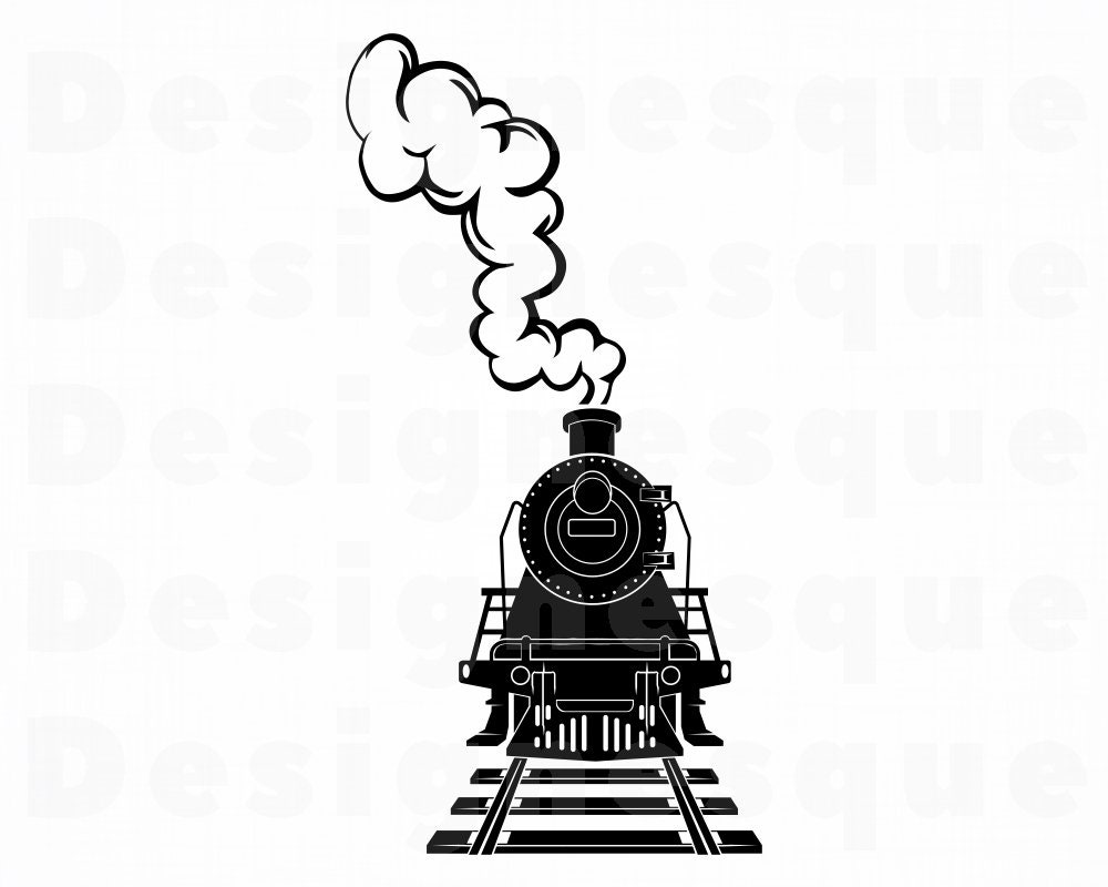 Steam Train Svg Train Svg Steam Engine Svg Locomotive Etsy 28304 The