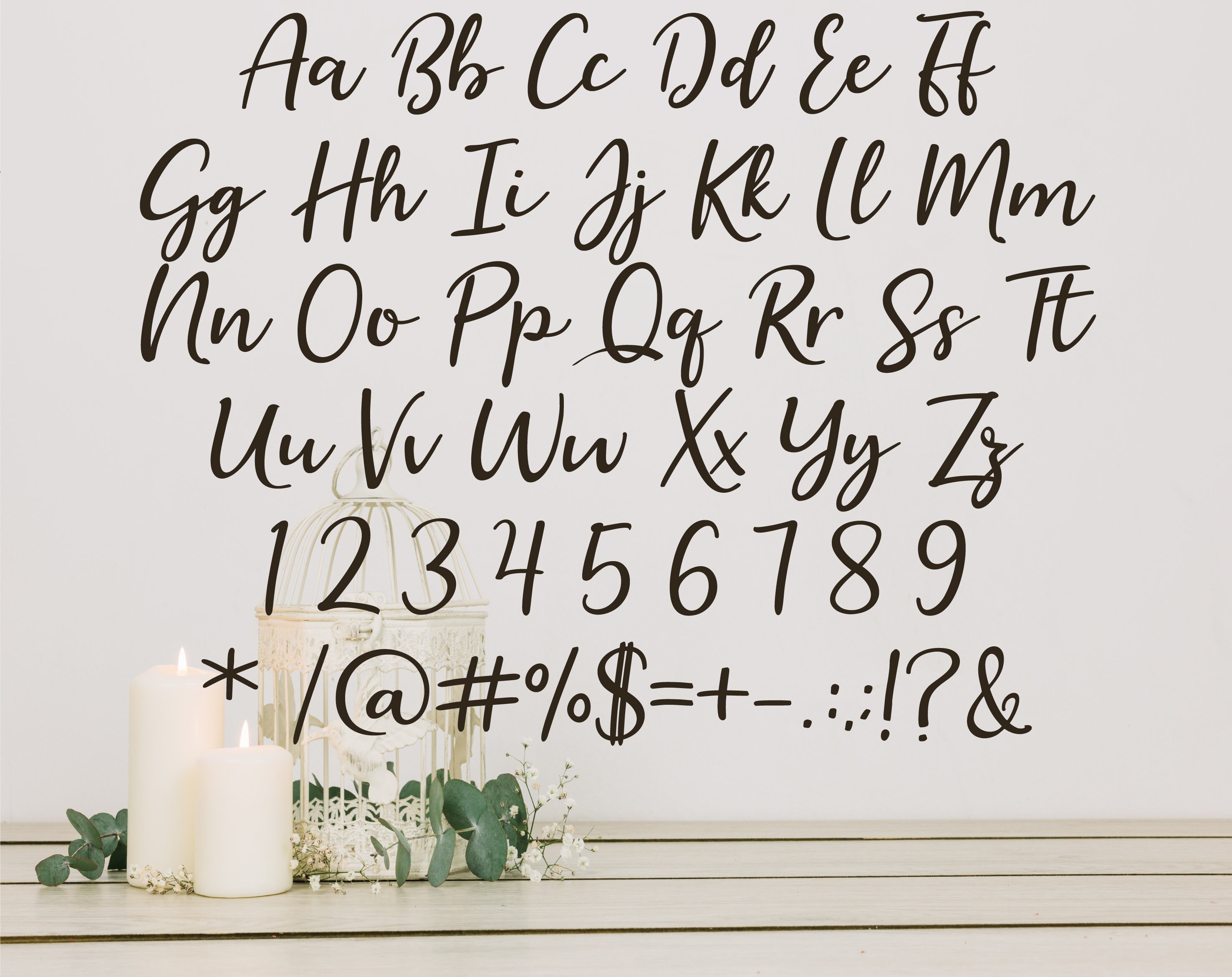 Wedding Font Svg Cursive Wedding Fonts Calligraphy Font Etsy 37920