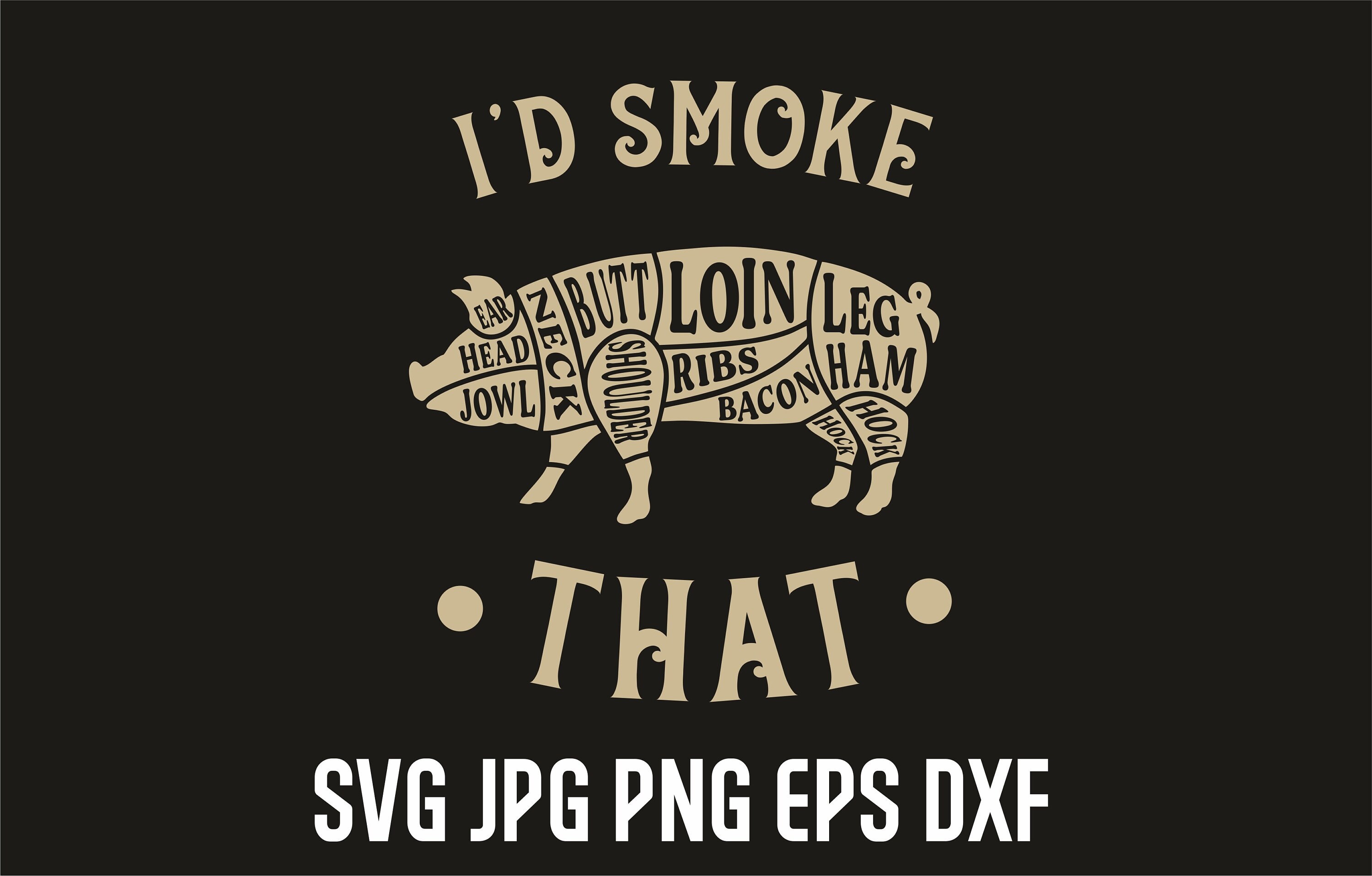 I D Smoke That Cow Svg Etsy