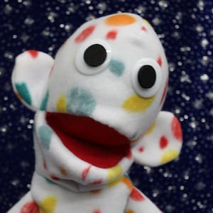 Polka Dots Naked Puppet Limited Edition Etsy