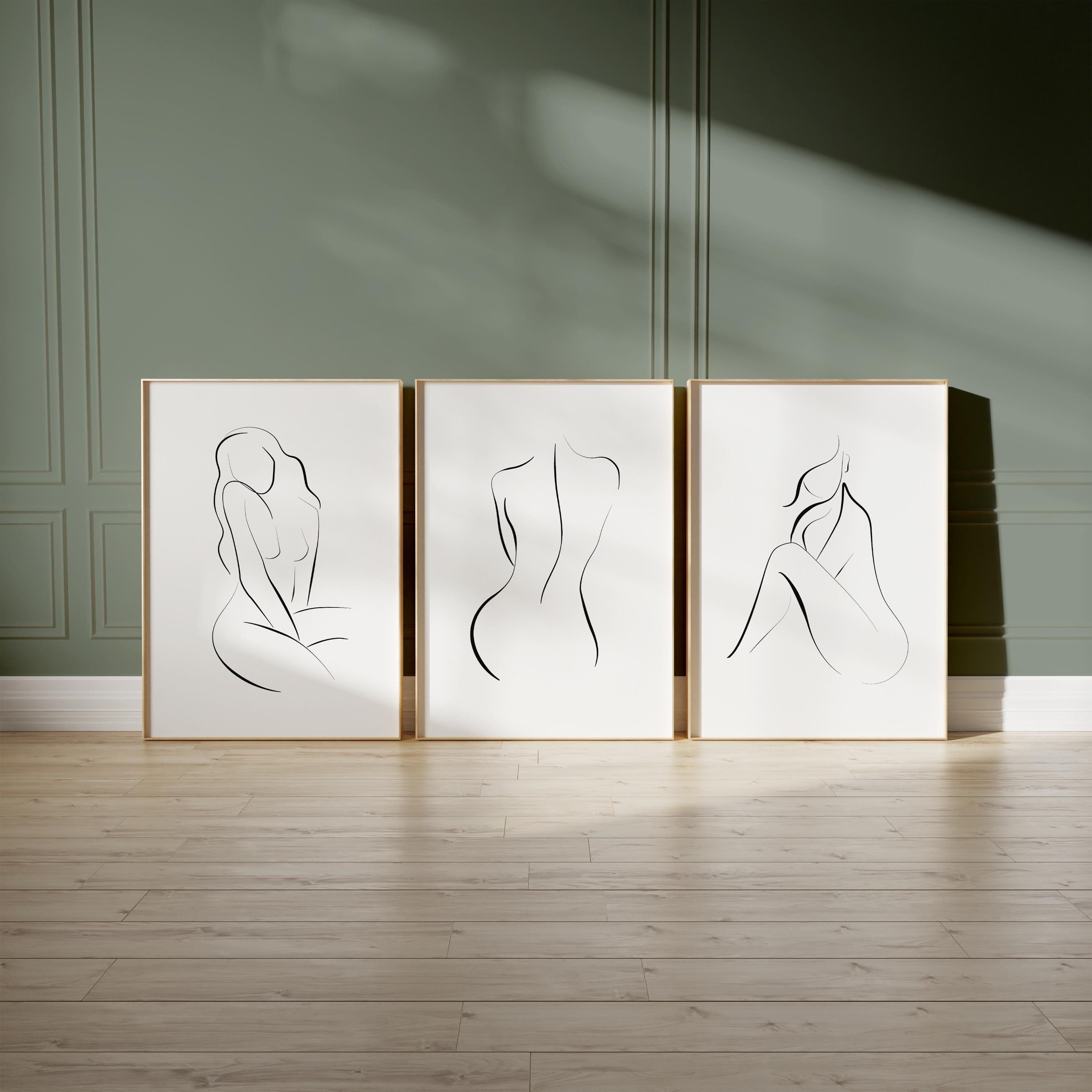 Naked Women White Etsy UK