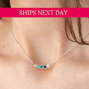 BIRTHSTONE NECKLACE Etsy
