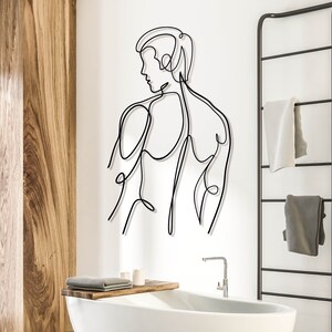Naked Man Line Art DXF Laser Cut Files Svg Files For Cricut Digital Prints Png Dxf Ready File