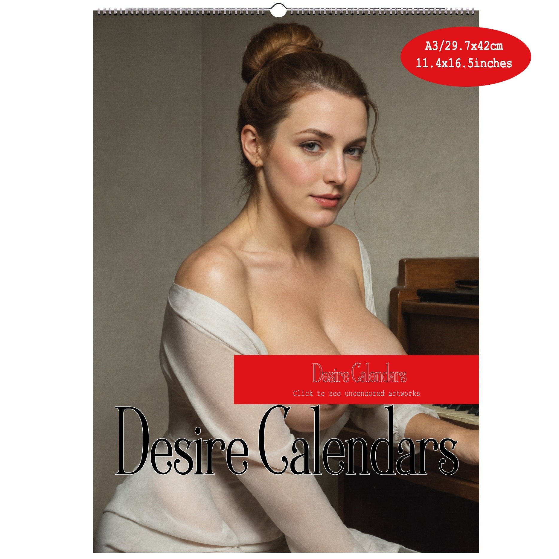 Nude Naked Calendar Etsy