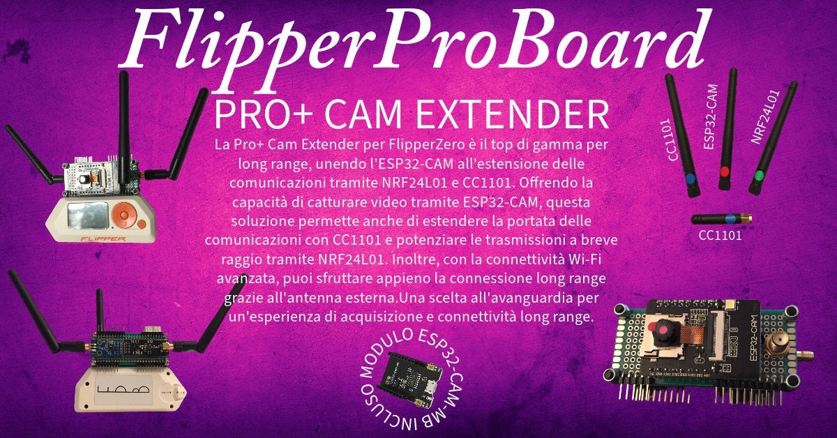 Mayhem Flipper Zero ESP32 CAM Esp32cam Add On Board Running Mayhem