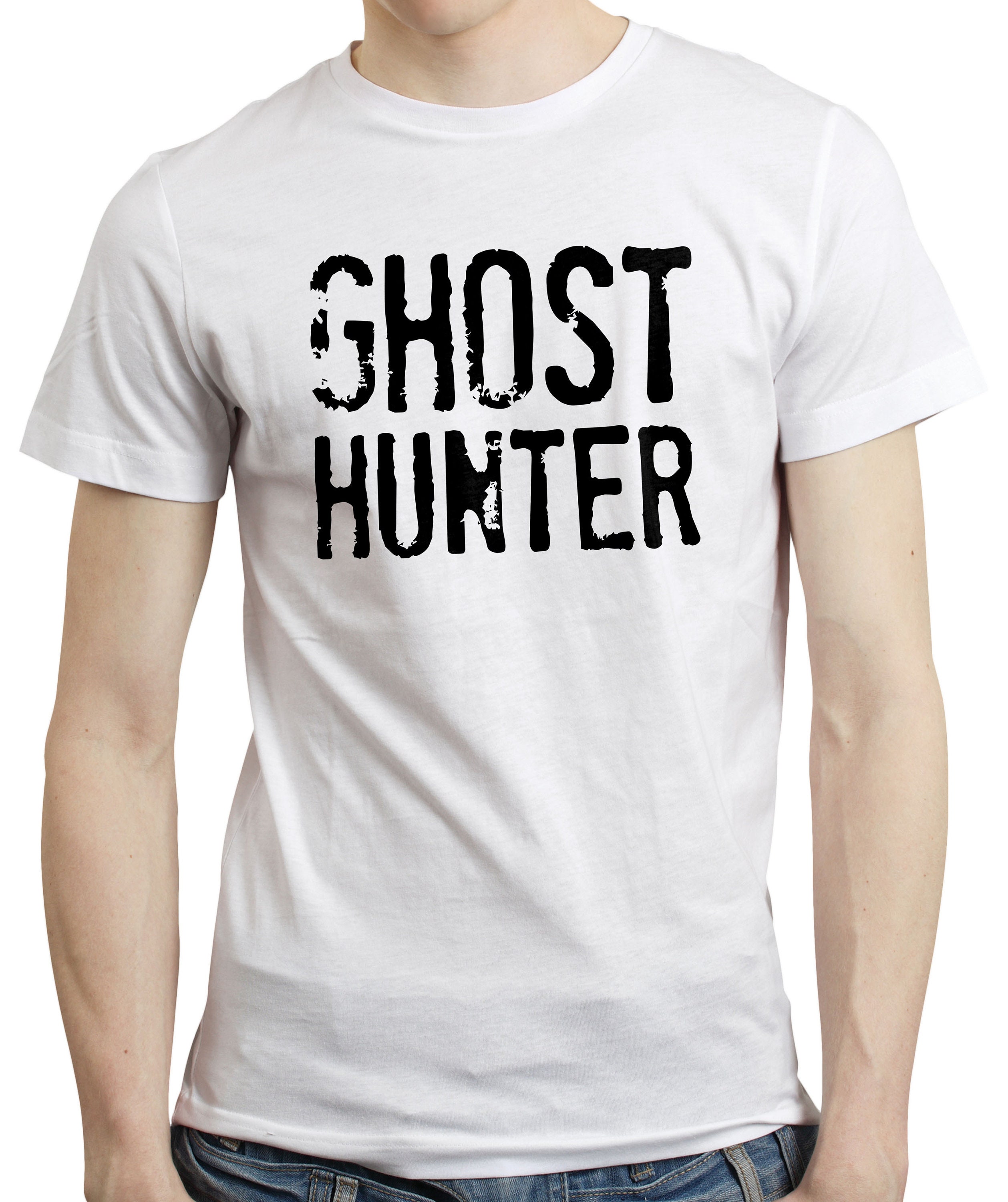 Ghost Hunter Gift T-shirt, Paranormal Investigator Present for Men ...
