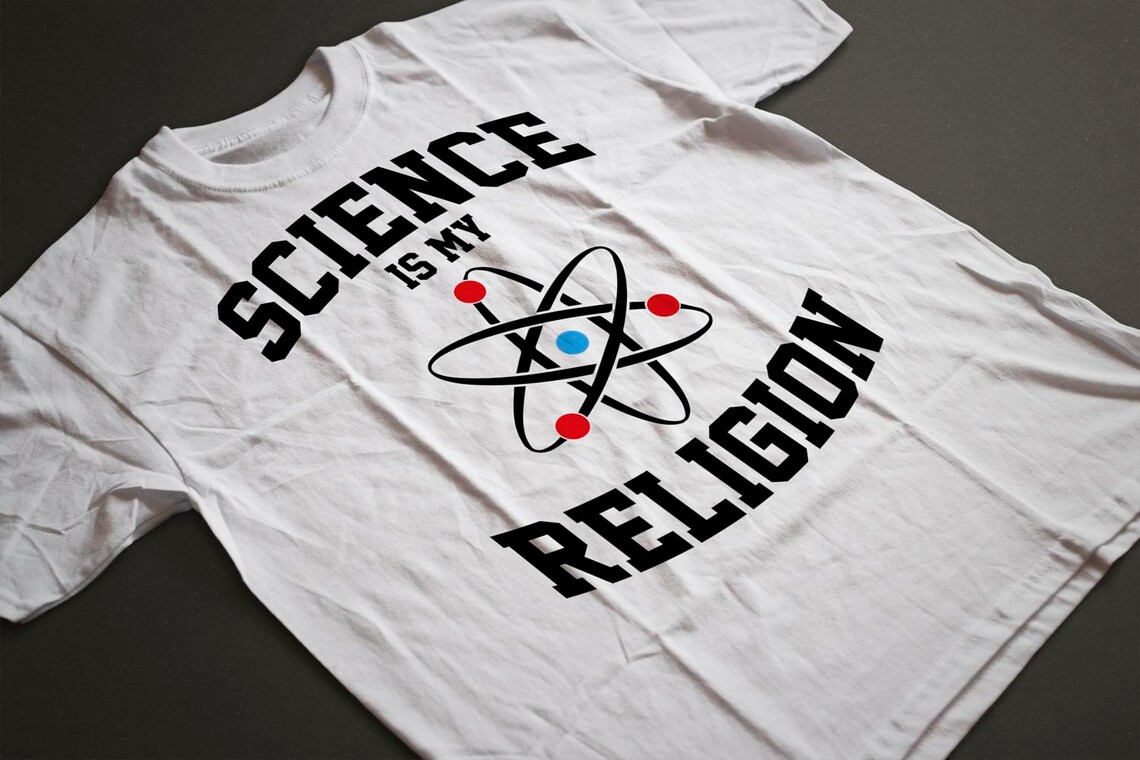 Science is My Religion Atheist Chemist Physics Geek T Shirt Tshirt Tee ...