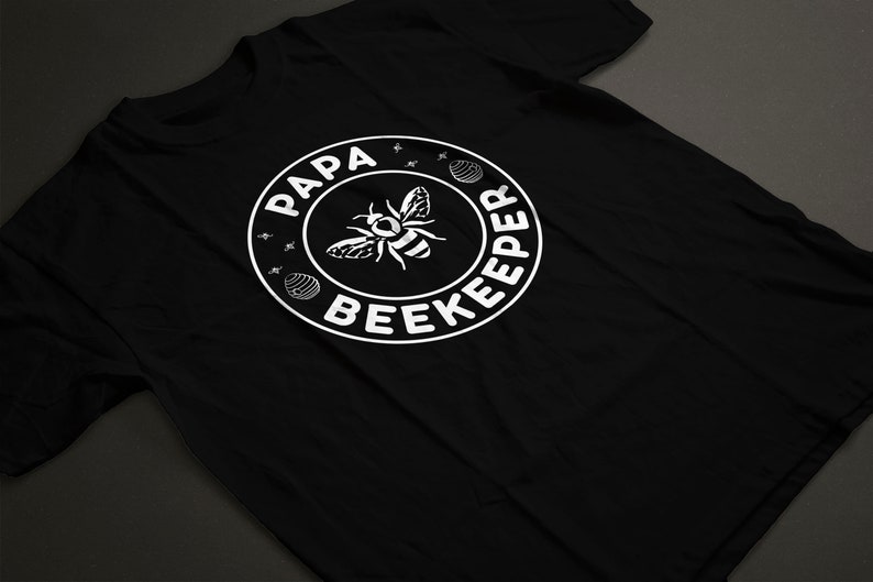 Papa Beekeeper - Bee Whisperer Retro Style Beekeeping Dad Father T ...
