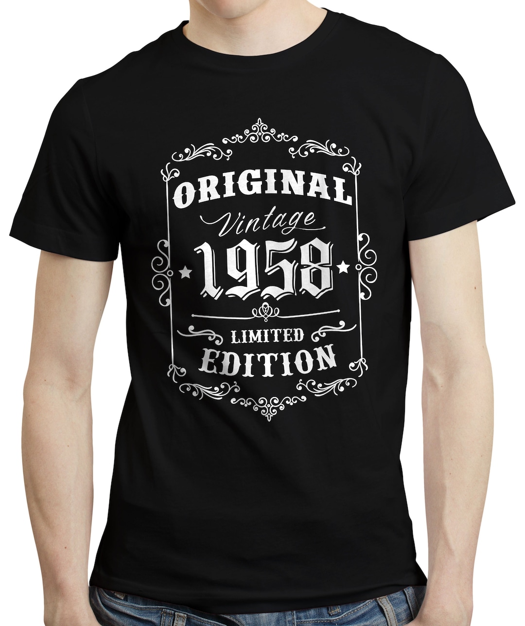 Retro Style 66th Birthday Gift Idea, Born in 1958 Birthday Shirt, Gift ...