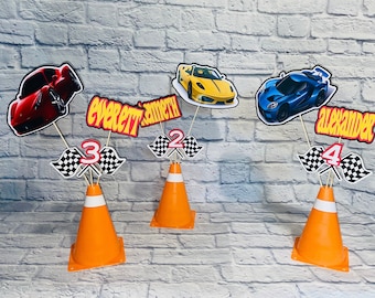 Nascar Centerpiece - Etsy