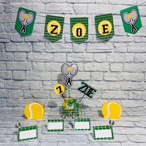 Tennis Themed Party Decorations - Etsy