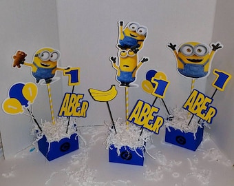 Minion centerpiece | Etsy