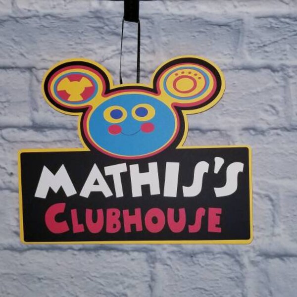 Clubhouse Sign - Etsy