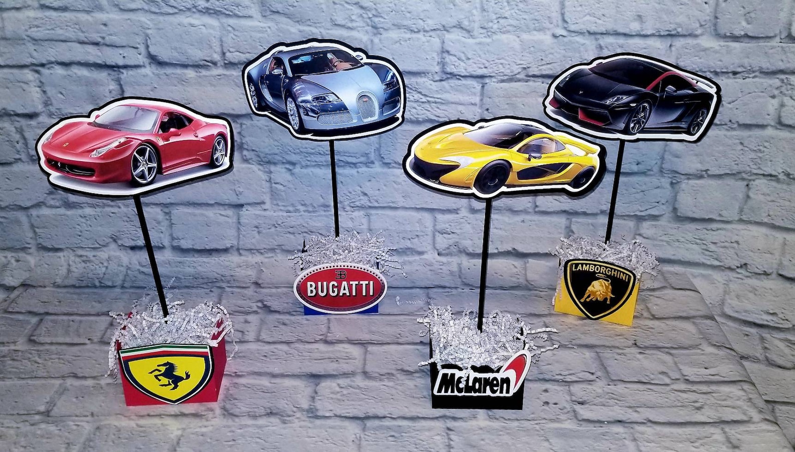 Car Themed Centerpiece. Luxury. Exotic - Etsy