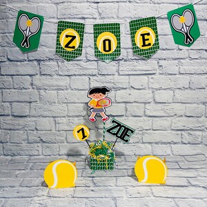 Tennis Themed Party Decorations - Etsy