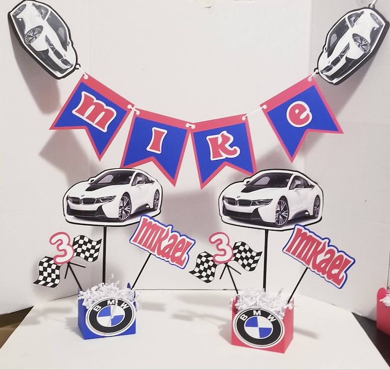 Centerpiece BMW Themed - Etsy