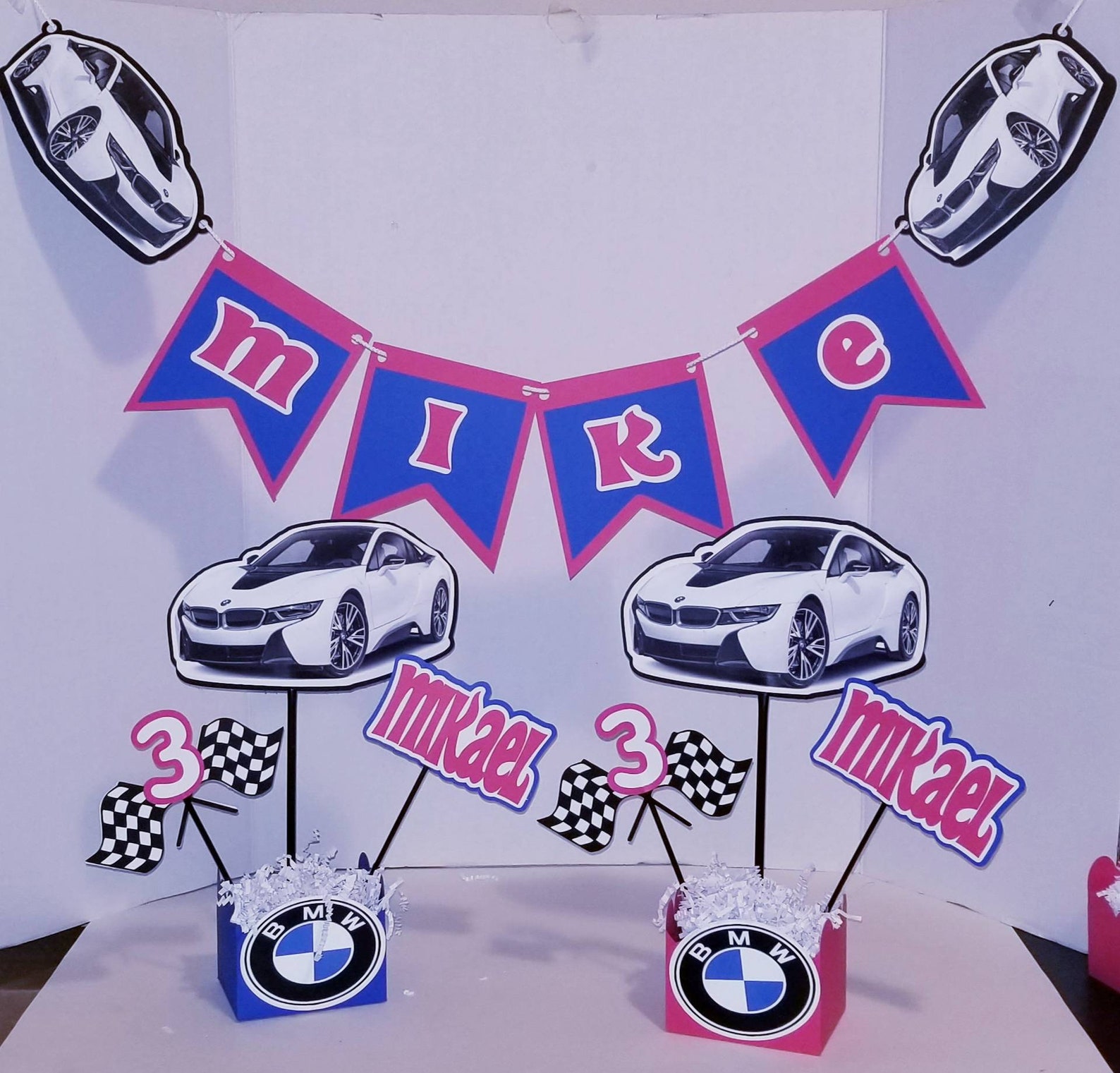 Centerpiece BMW Themed - Etsy