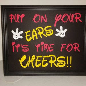 Put on Your Ears Sign - Etsy