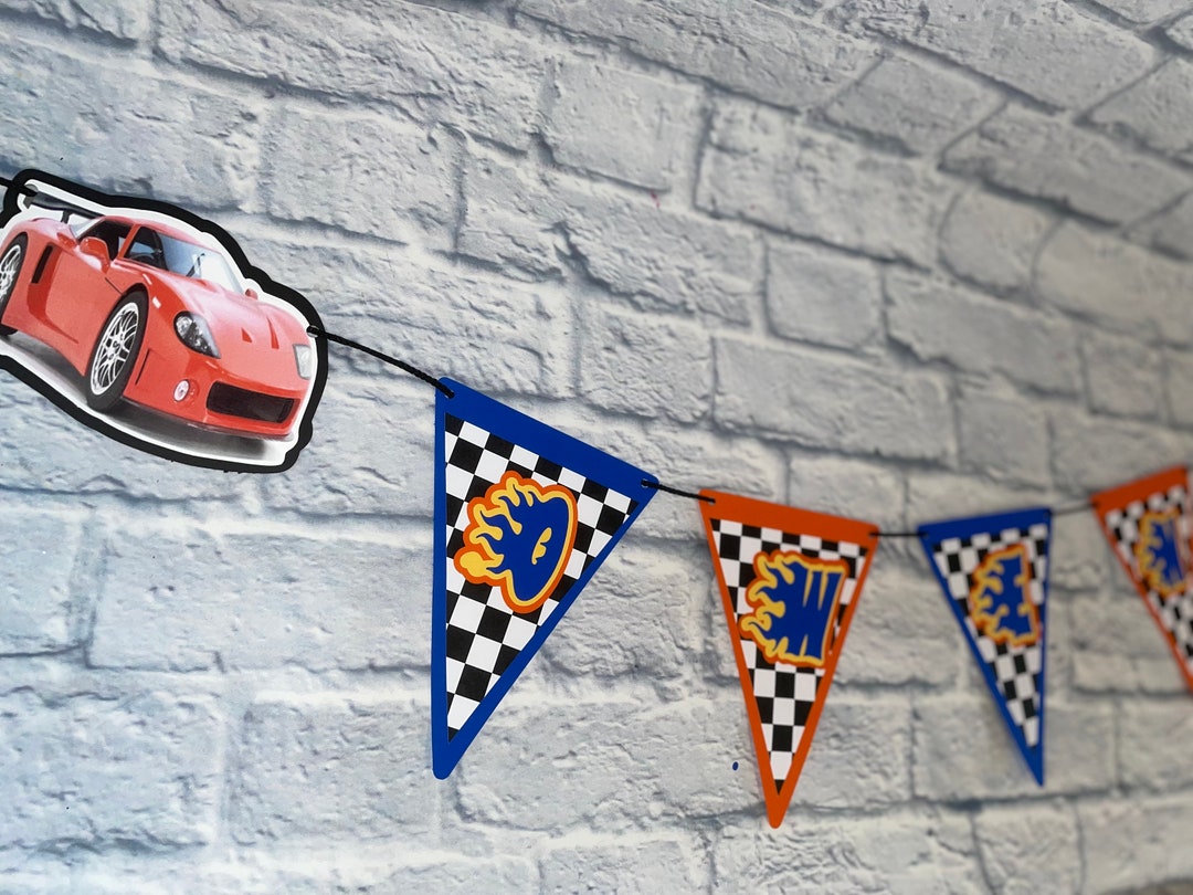 Banner Race Car - Etsy