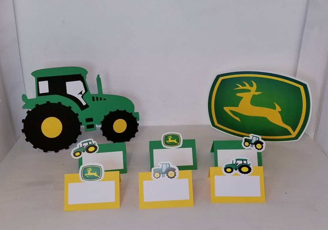 TRACTOR Tent Cards, Seating Cards, Food Labels. - Etsy
