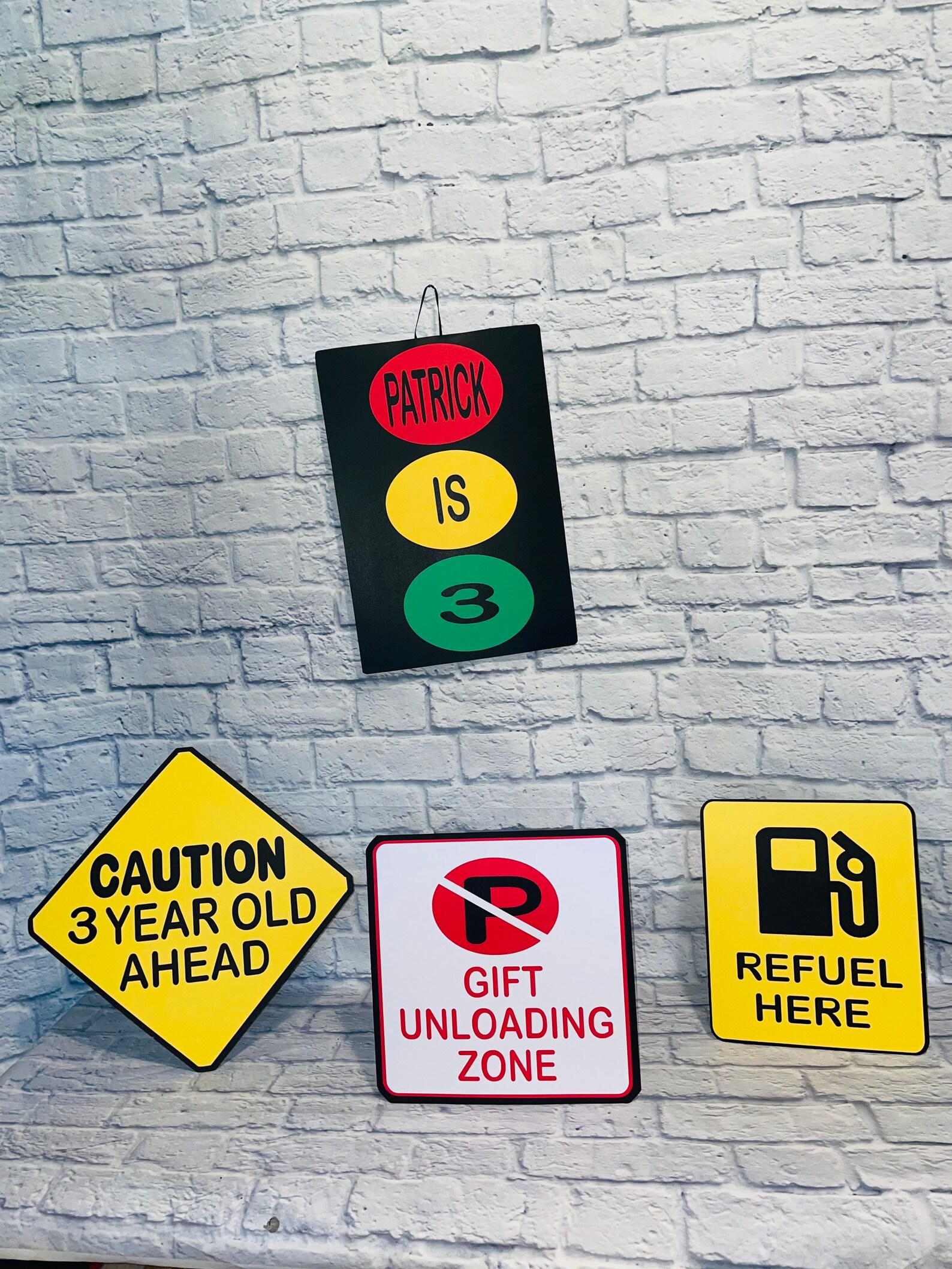 Road Signs. Race Car Birthday. Party Door Signs - Etsy