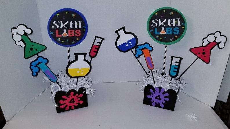 Centerpiece. Personalized Centerpiece. Science. Scientist, Mad ...