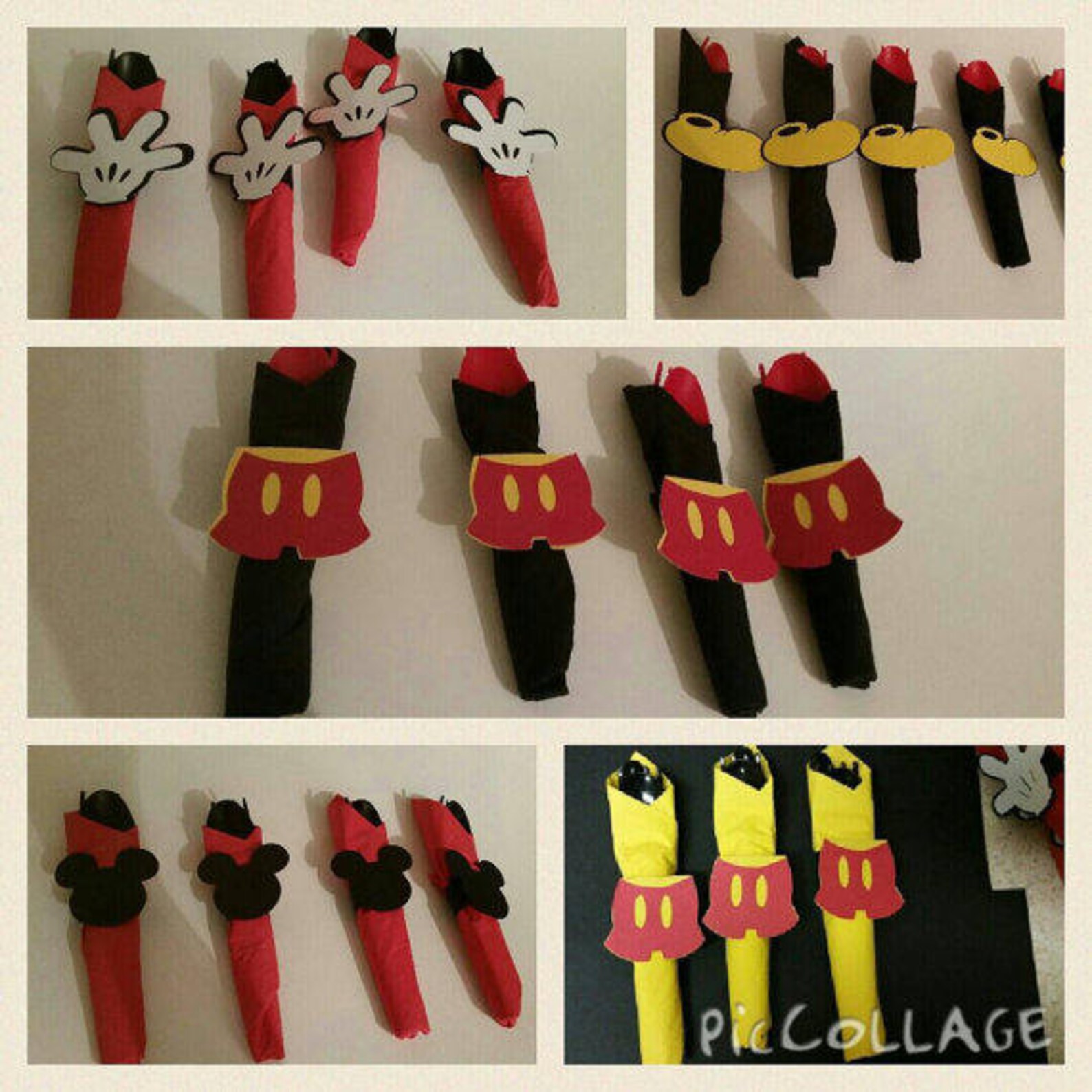 Complete Mickey Themed Table Set for 10 Includes Cups | Etsy