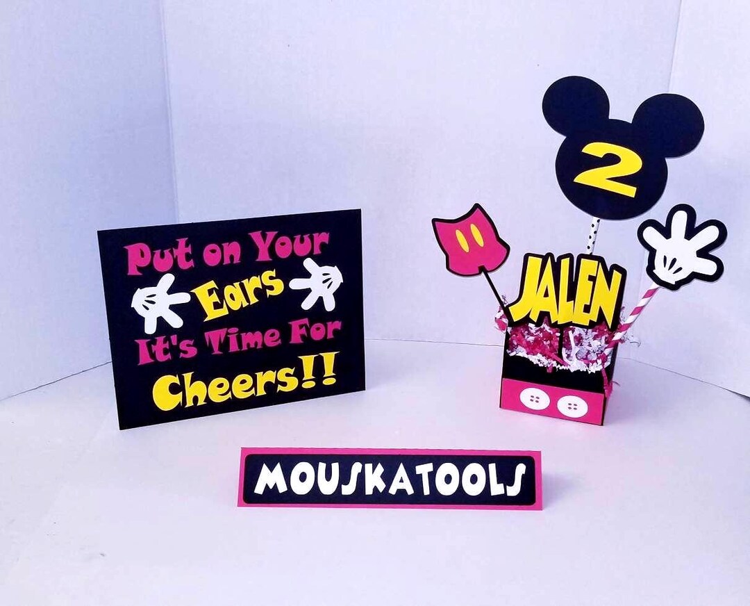 Mouskatools Tent Card. MICKEY - Etsy