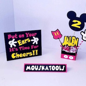 Mouskatools Tent Card. MICKEY - Etsy