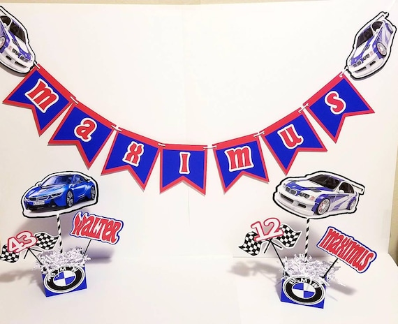 Centerpiece BMW Themed - Etsy