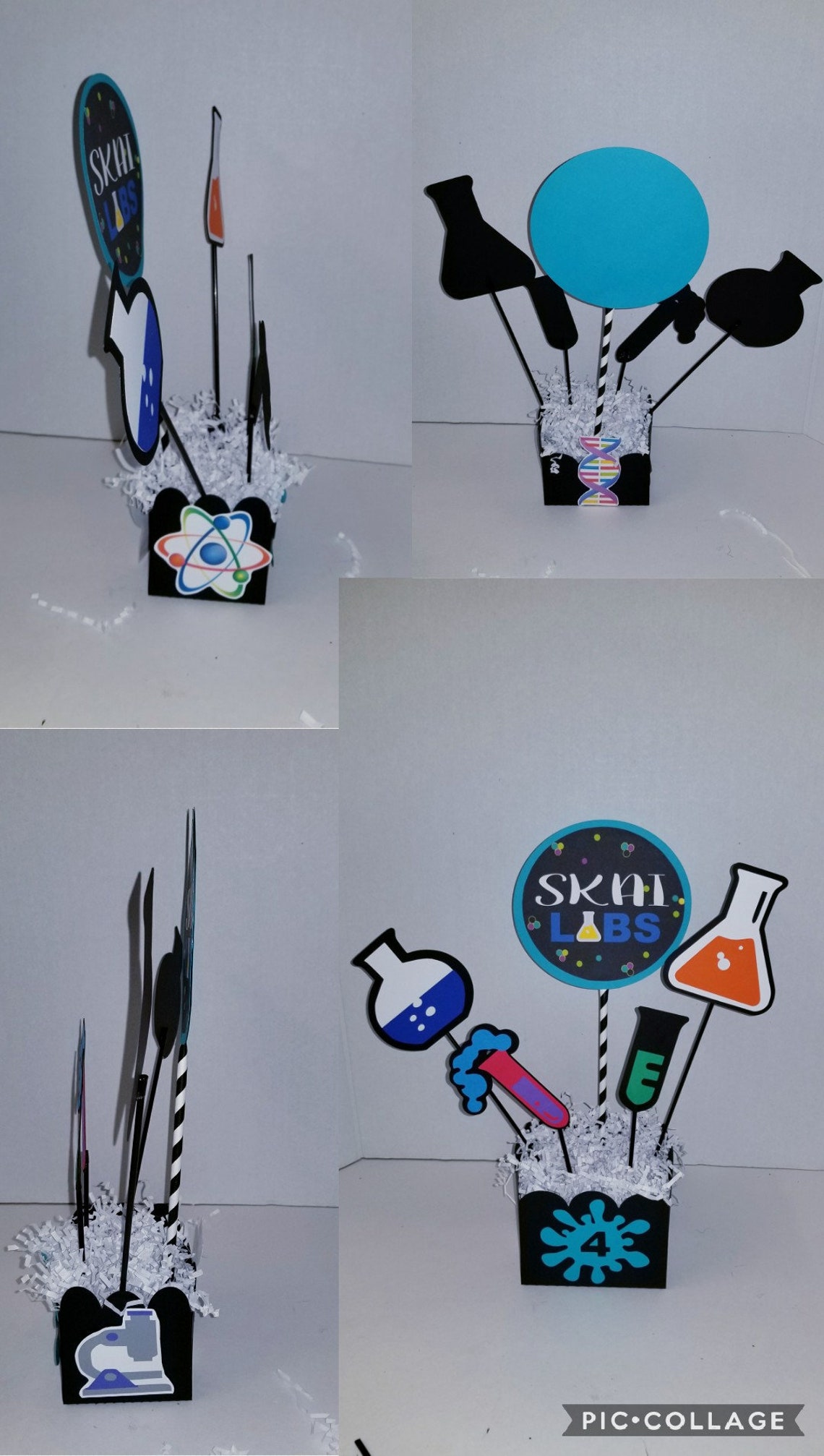 Centerpiece. Personalized Centerpiece. Science. Scientist, Mad ...