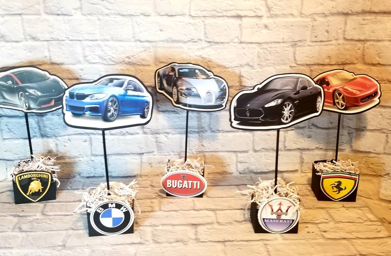 Car Themed Centerpiece. Luxury. Exotic | Etsy