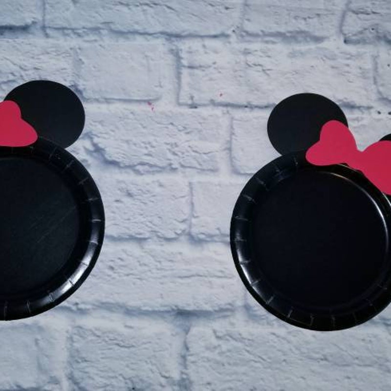 Minnie Mouse Plate - Etsy