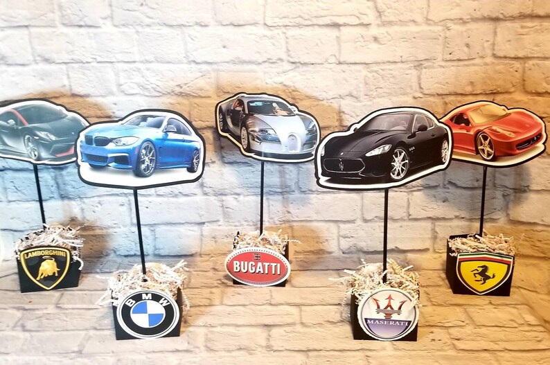 Car Themed Centerpiece. Luxury. Exotic | Etsy