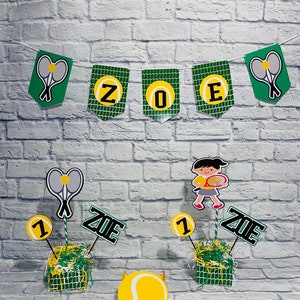 Tennis Themed Party Decorations - Etsy