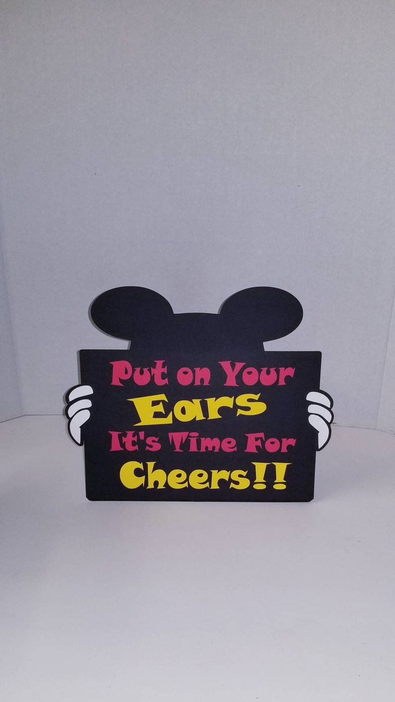 Put on your ears sign | Etsy