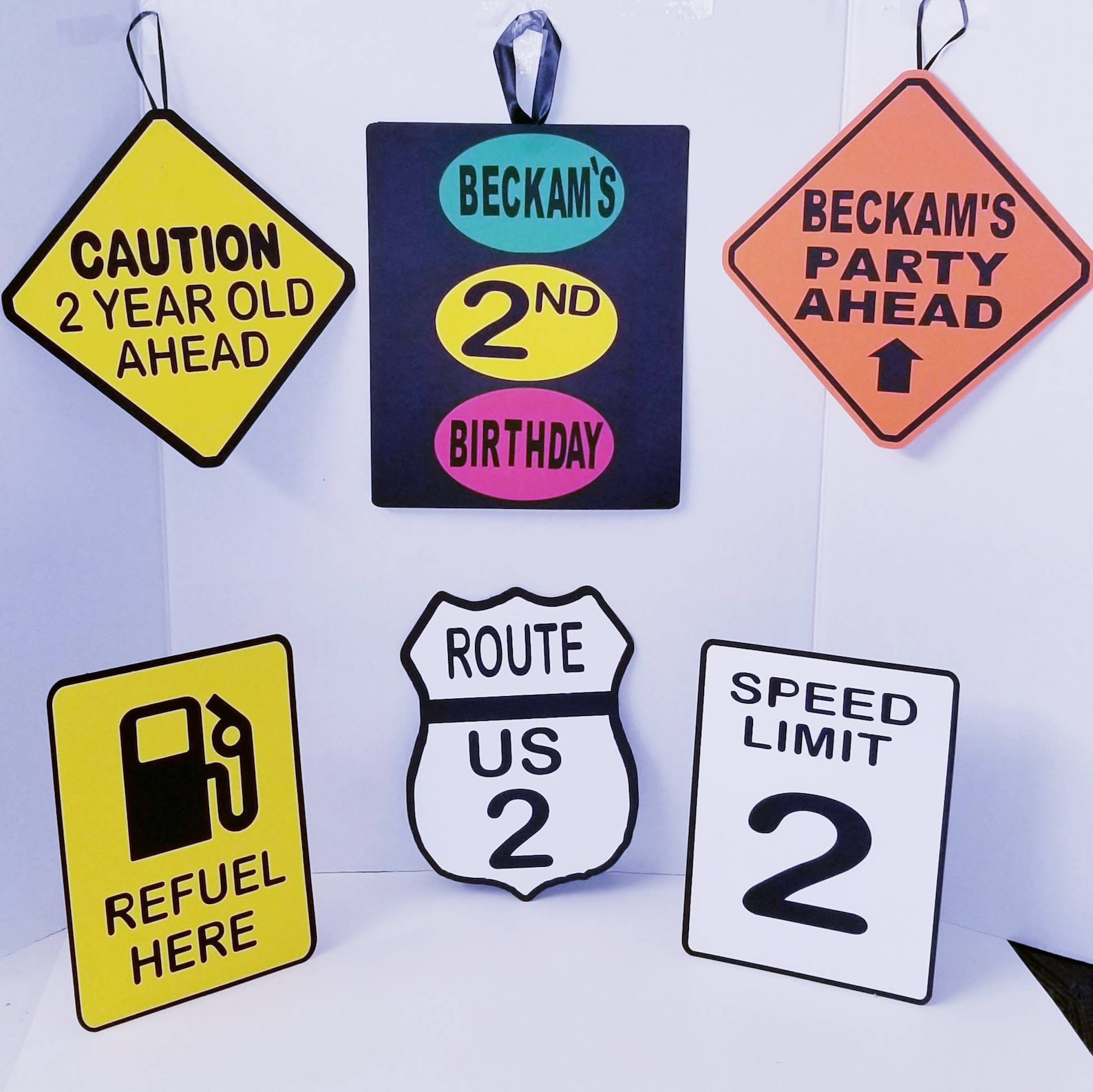 Road Signs. Race Car Birthday. Party Door Signs - Etsy