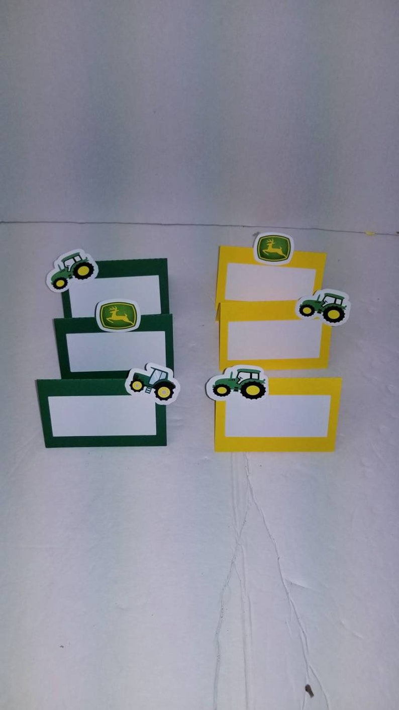 TRACTOR Tent Cards, Seating Cards, Food Labels. - Etsy