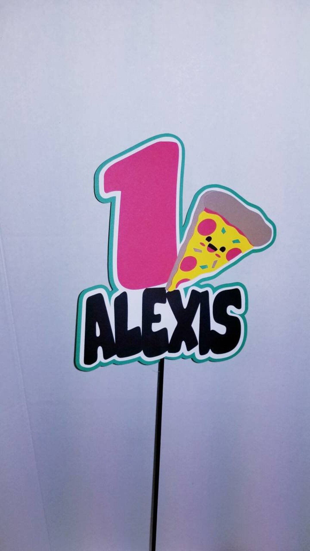 Pizza Party Cake Topper - Etsy