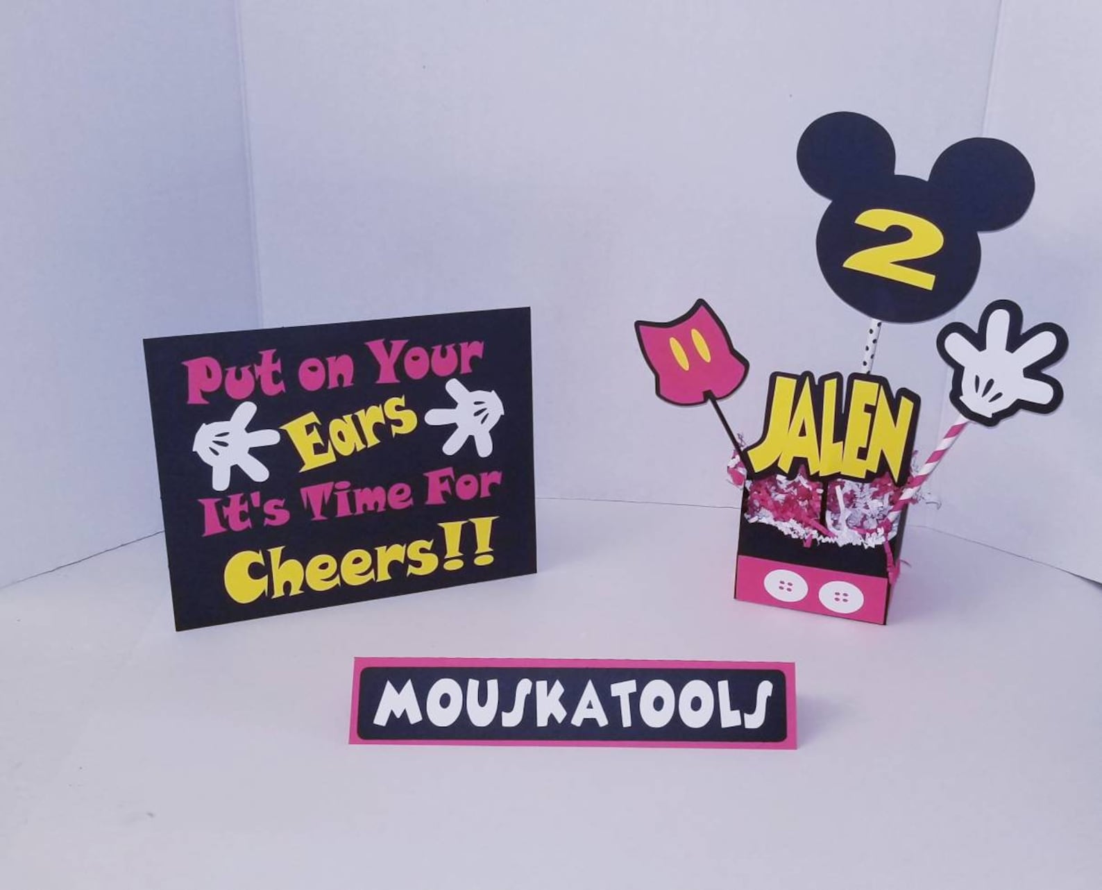 Mouskatools Tent Card. MICKEY | Etsy