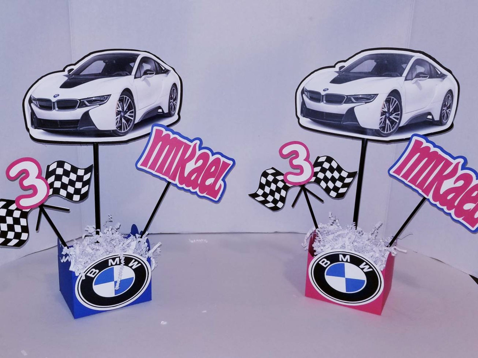 Centerpiece BMW Themed - Etsy