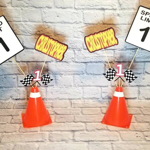 Centerpiece Road Sign Themed . Cone Centerpiece. Construction. Road ...