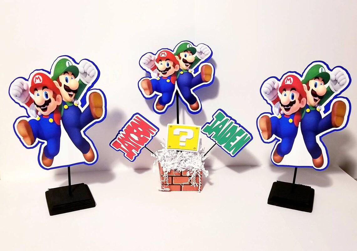 Mario Party Centerpiece Decorations. | Etsy