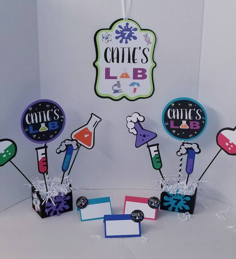 Centerpiece. Personalized Centerpiece. Science. Scientist, Mad ...