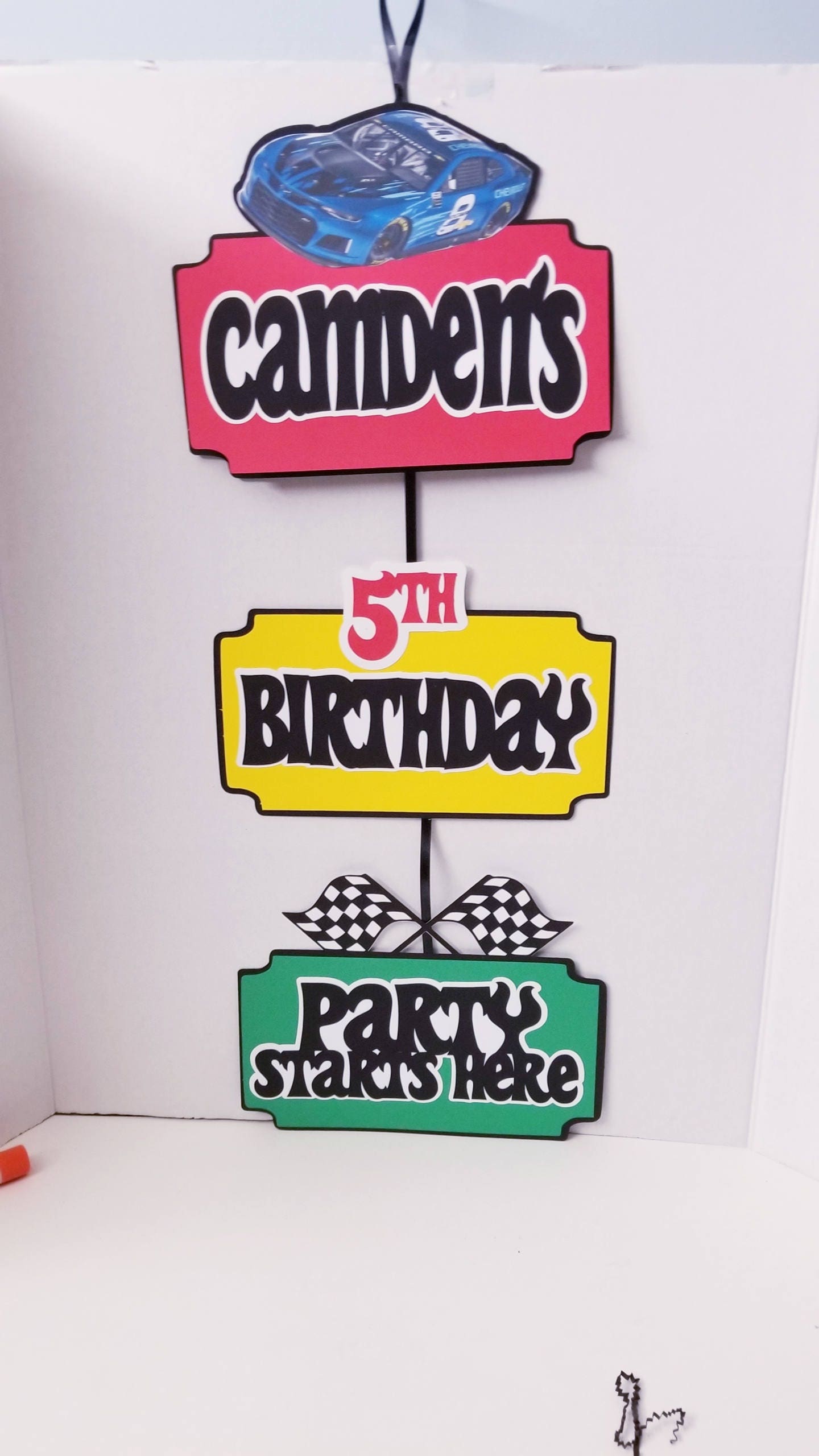 Road Sign. Race Car Birthday. - Etsy