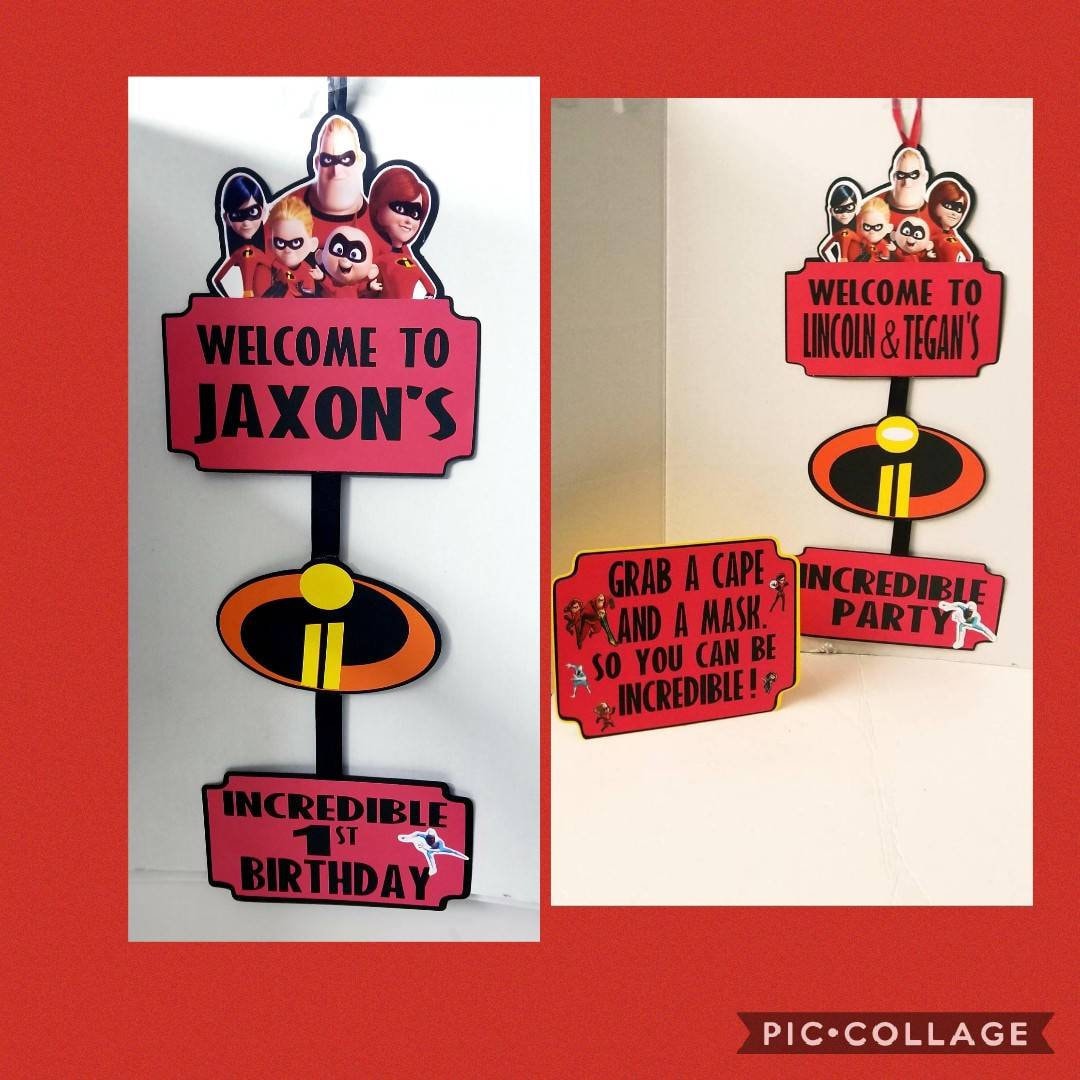 Party Sign. Door Sign. Personalized Centerpiece - Etsy